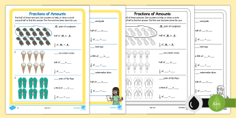 Summer Fractions Activities | twinkl.co.uk