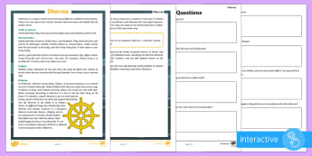 Hinduism - Reading Comprehension KS2 - Twinkl