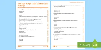 OCR Multiple Choice Questions | twinkl.com.au