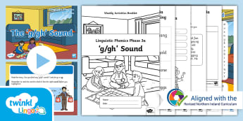 'g/gh' sound Phase 3a - Stage 5/6 Phonics - Linguistic Phonics - Resources
