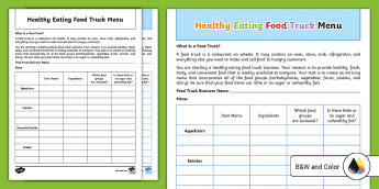 Healthy Eating Worksheets | twinkl.com