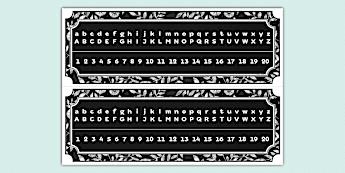 Alphabet Chalkboards | twinkl.com.au