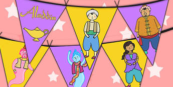 Displays, Visual Aids and Posters - Aladdin Traditional Tale