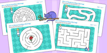 Alice in Wonderland Printable Worksheets - KS1 - Twinkl