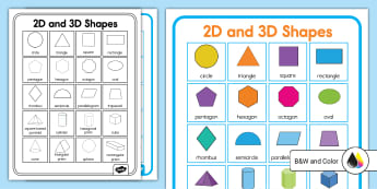 Shapes Worksheets & Printables | Prekindergarten | Twinkl