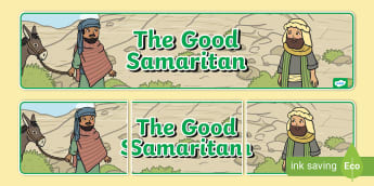 The Good Samaritan Bible Story for Kids - Primary Resources