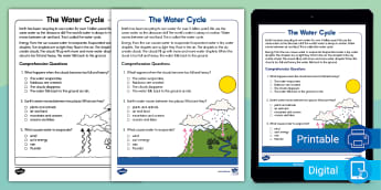 Water Cycle Worksheets & Printables | Grade 2 | Twinkl