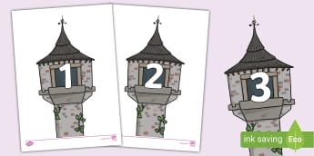 Displays, Visual Aids and Posters - Rapunzel - Twinkl