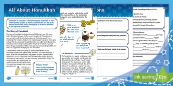 Hanukkah Reading Passages | twinkl.com.au