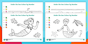 Colour by Number Activities | twinkl.co.uk