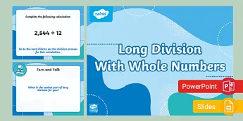 Long Division Worksheets | twinkl.com