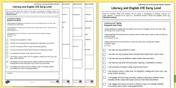 English Checklists | twinkl.co.uk