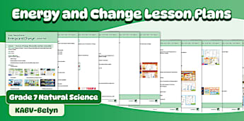 Sources of Energy Energy and Change Natural Science Grade 7