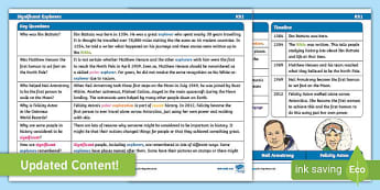 History - KS1 Knowledge Organisers - Twinkl Resources