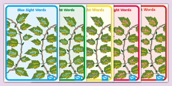 Sight Words - English - Years 3 - 4 - New Zealand - Twinkl