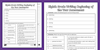 English Language Arts Worksheets | Grade 8 | Twinkl - Twinkl