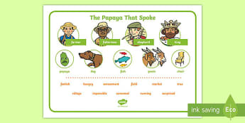 The Papaya That Spoke - Traditional Tale - Twinkl