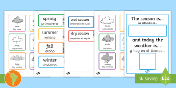 Spanish Weather Resources | twinkl.com