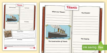 The Titanic Activities and Worksheets | KS2 History - Twinkl