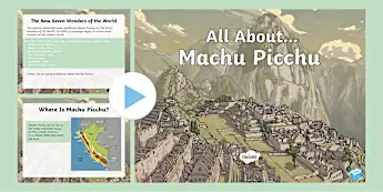 Machu Picchu Resources | twinkl.co.uk
