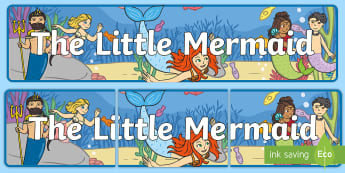 Displays, Visual Aids and Posters - The Little Mermaid