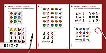 Algebra Christmas Activities | twinkl.com.au
