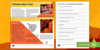 Chinese New Year and Lunar New Year - KS3 and GCSE - Beyond