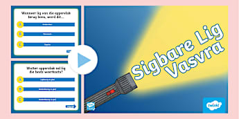 Sigbare Lig Energie en Verandering - - Graad 8 - Natuurwetenskapp