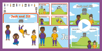 Fun activities based on the Jack and Jill nursery rhyme.