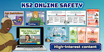 Online Safety - Digital Literacy - KS2 Computing - Twinkl
