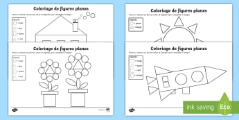Vocabulaire approprié pour décrire les figures planes usuelles