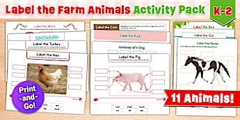 Farm Animals Activities | twinkl.com