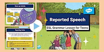 Reported Speech Lessons | twinkl.com.au