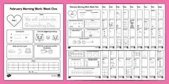 Morning Work Worksheets & Printables | Kindergarten | Twinkl