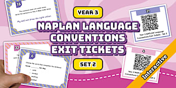 Year 3 NAPLAN Language Conventions Test Resources | Twinkl
