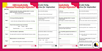 Daily Grammar Practices | twinkl.com