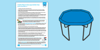 Large Activity Trays Maths Plans | EYFS Mathematics - Twinkl