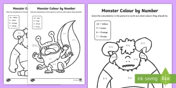 Monsters Primary Resources, fantasy, friendly, scary, make believe