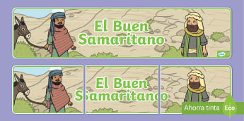Parábola del Buen Samaritano | Materiales Educativos Twinkl