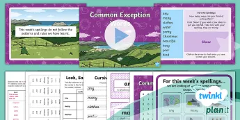 Common Exception Words | twinkl.com.au