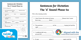 Phonics 'd' Sounds | twinkl.co.uk
