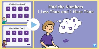 One More, One Less - Maths - Twinkl