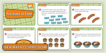 Fractions Challenge Cards | twinkl.com.au