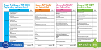 Graad 7 - Afrikaans - Seniorfase - South Africa - Twinkl