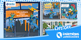 Colours | Spanish | Lightning Languages | Twinkl - Twinkl