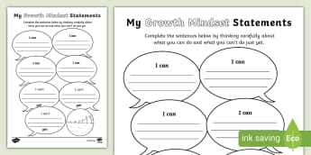 Growth Mindset - Singapore - Teaching Resources - Twinkl