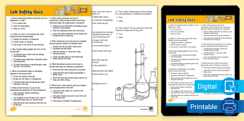 Lab Safety Guides | twinkl.com