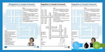 Language Crossword Puzzle • Twinkl.com.au