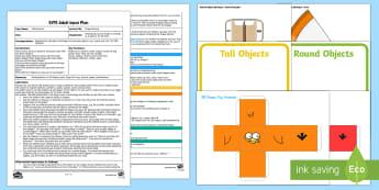 Talk about and explore 3D shapes using informal and mathematical language