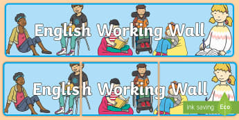 KS2 English Display Banners | Classroom Displays English
